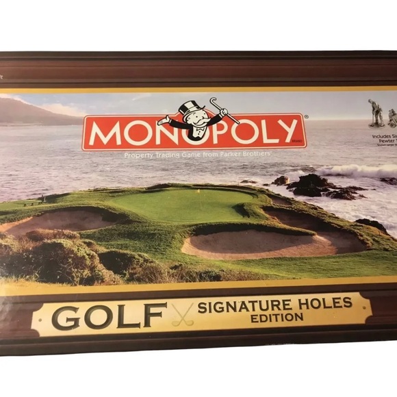 Games | Monopoly Golf Signature Holes Edition 6 Custom Pewter Tokens ...